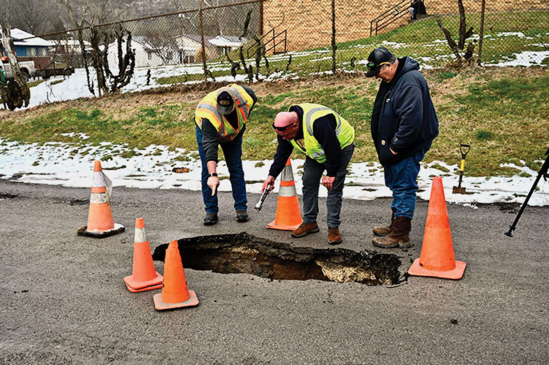 WVDOH helping repair sinkhole | News, Sports, Jobs - The Intermountain